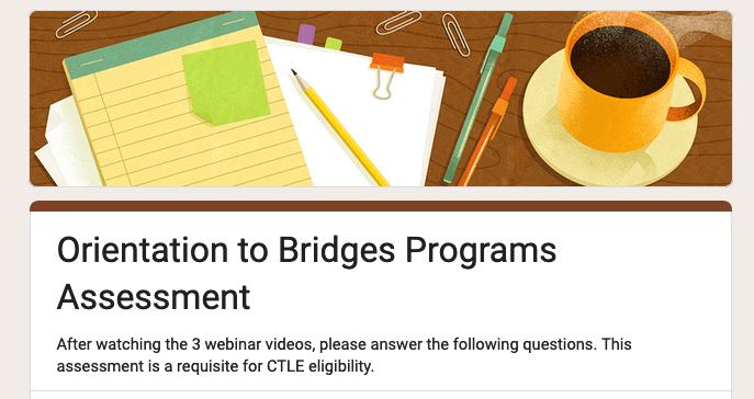 Now that you have registered and watched all pre-orientation videos ...